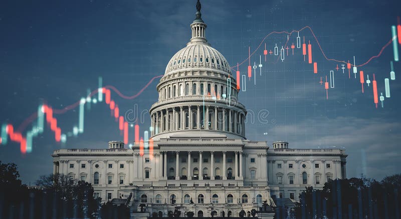 The Image Features the United States Capitol Building in Washington, D ...