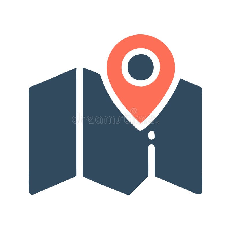 Location Pin and Map Vector for Navigation and Travel Applications ...