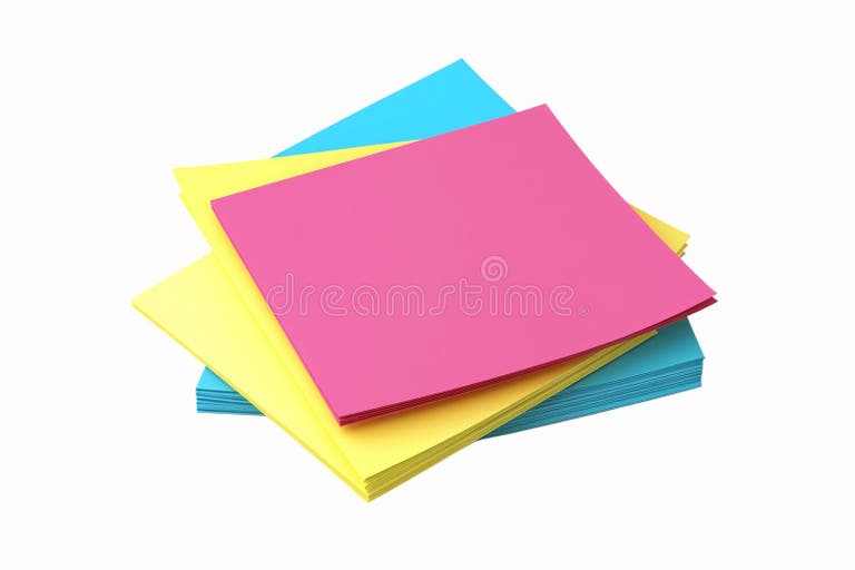 Colorful Sticky Notes Stack for Office and Classroom Organization and ...