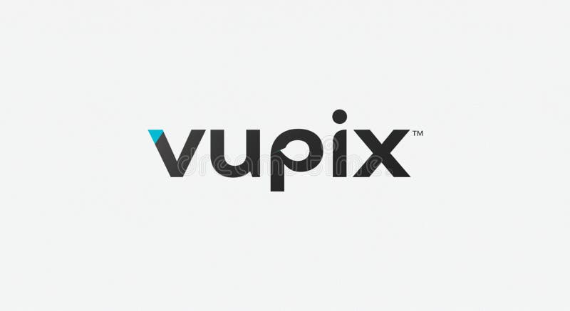 The Image Features the "vupix" Logo, Presented in a Modern, Sans-serif ...