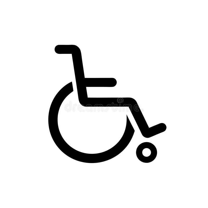 Wheelchair Accessible Symbol Vector Sign Universal Design Stock Image ...