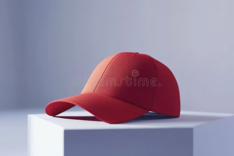 The Image Features a White Baseball Cap Against a Transparent Backdrop Stock Image - Image of ...