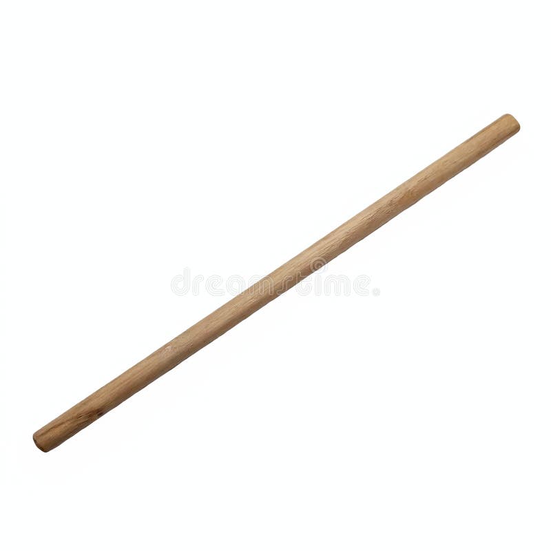 Wooden Baton Stick Instrument Long Tool Isolated Transparent Background ...