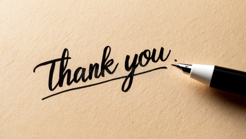 Thank You Script Stock Illustrations – 7,159 Thank You Script Stock ...