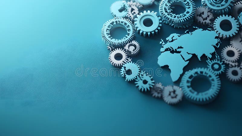 Interconnected Gears Illustrating the Dynamic Nature of the Global ...