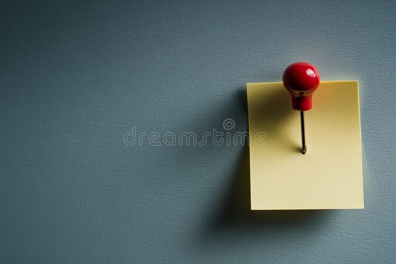 The Image Features Yellow Sticky Post-it Notes Isolated on Transparent ...