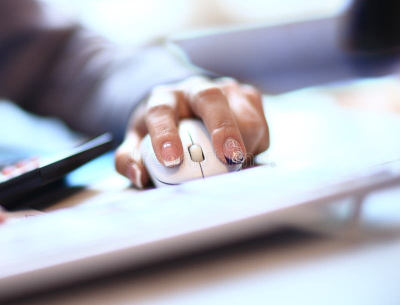 Image of female hand stock photo. Image of network, personal - 50788142