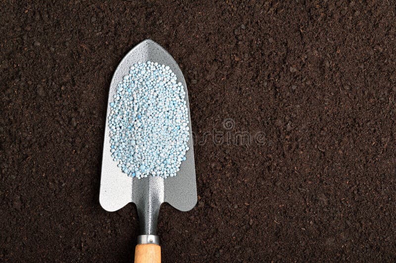 Chemical Fertilizers in Planting Spoon Stock Photo - Image of nitrogen ...