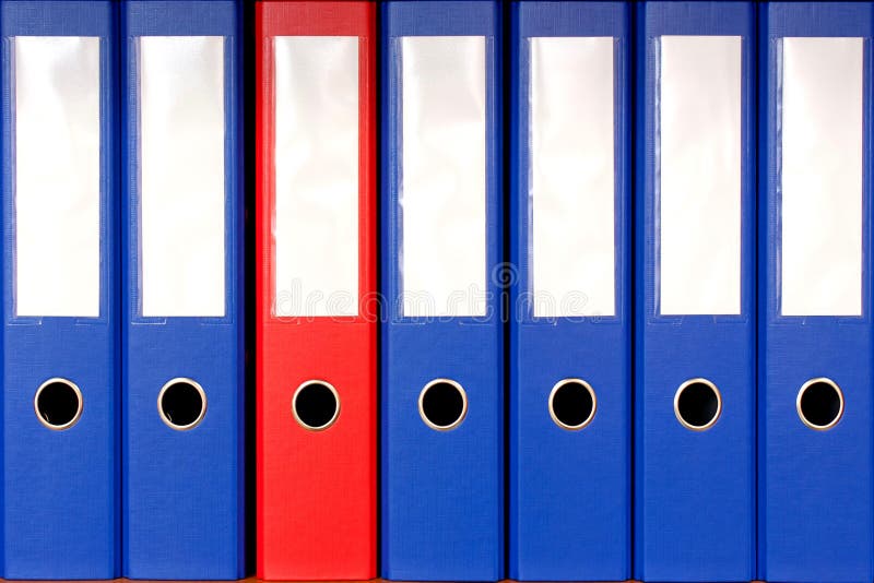 The image of file folders. stock image. Image of authority - 37213005