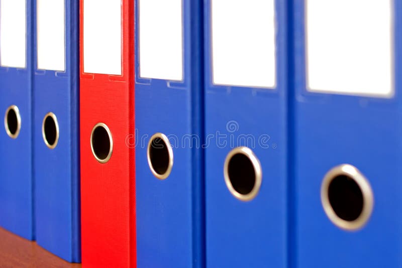 The image of file folders. stock photo. Image of confidential - 37212832