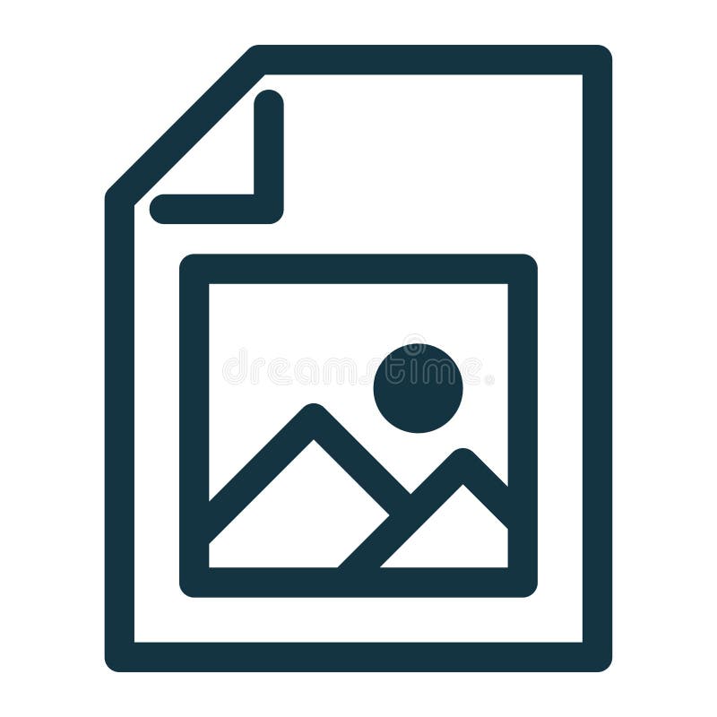 Image File Icon, Image File Symbol. Photo Sign Stock Vector ...