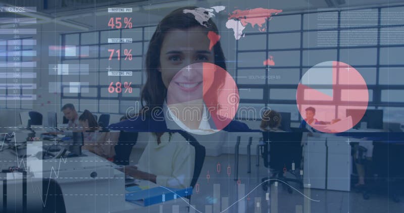 Image of Financial Data Processing Over Diverse Group of Business ...