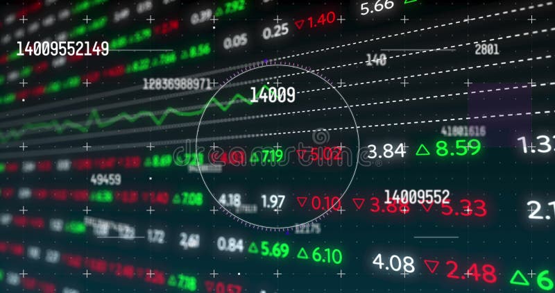 Image of Financial Data Processing and Scope Scanning Stock Image ...