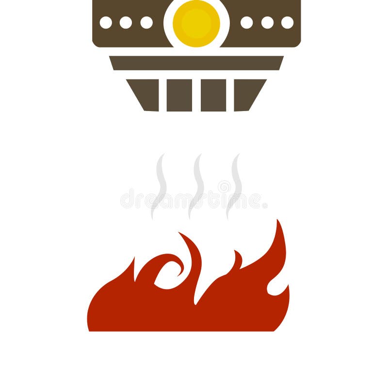 Image of Fire Safety System, Vector Illustration Stock Vector ...