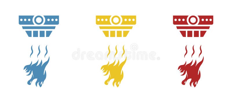 Image of Fire Safety System, Vector Illustration Stock Vector ...