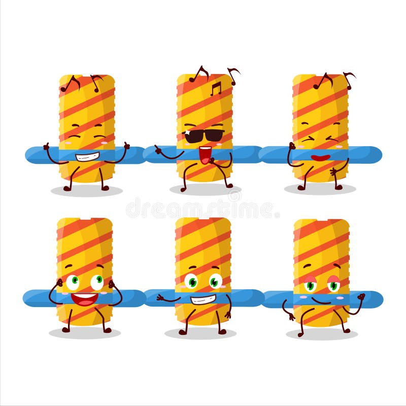 An Image of Firework Spinner Dancer Cartoon Character Enjoying the ...