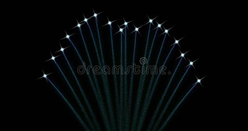 Image of Fireworks Exploding Over Black Background Stock Illustration ...