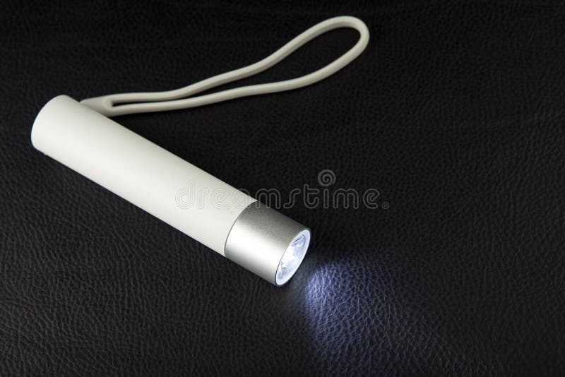 Man with Flashlight in Dark Creepy Abandoned Mansion at Night Stock ...