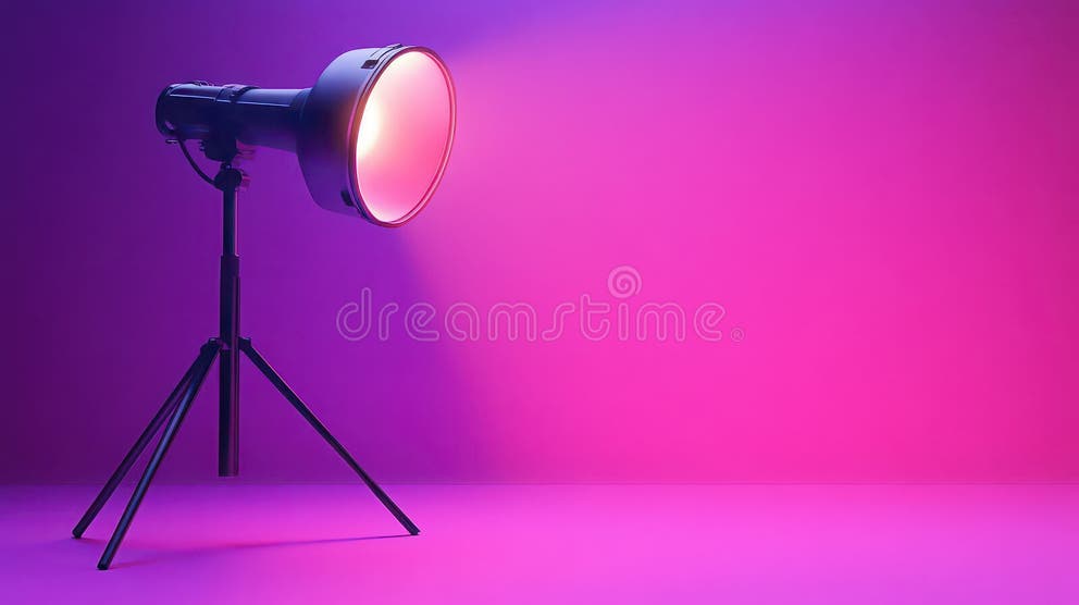 Image of a Flashlight Lighting Up a Room Stock Illustration ...