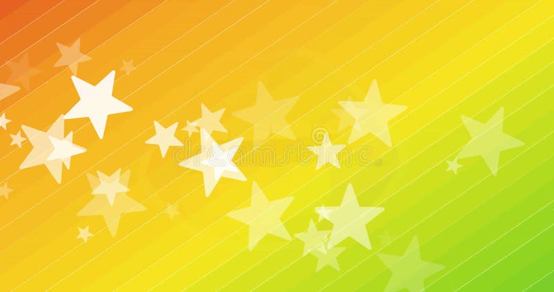 Image of Floating Stars and Rainbow Lips Over Moving Rainbow Background ...