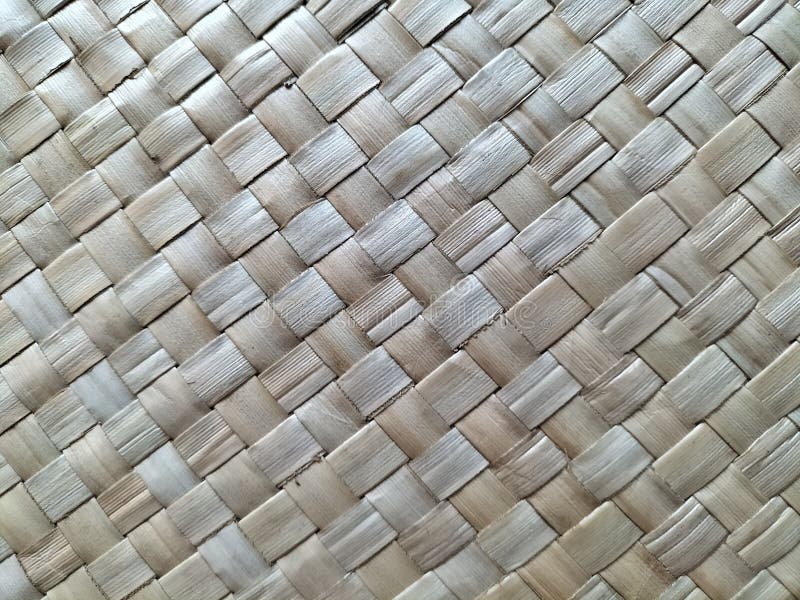 Image of Floor Mat Made of Dry Pandanus Leaf Stock Photo - Image of ...