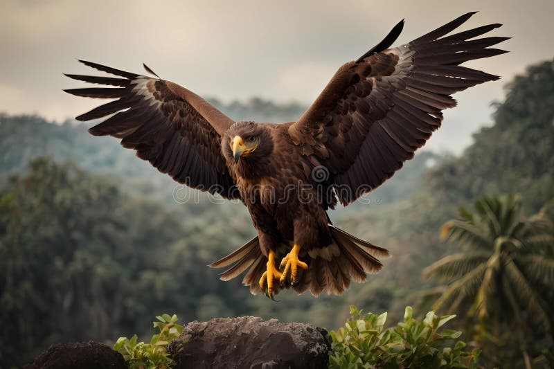 Image of an Eagle Generated from Ai Generate Stock Illustration ...