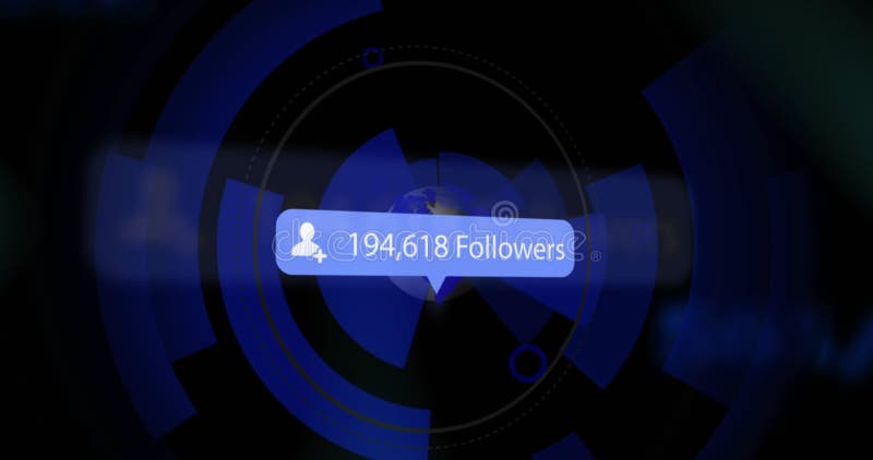Image of Follower and Person Icon with Increasing Numbers Over Circles ...