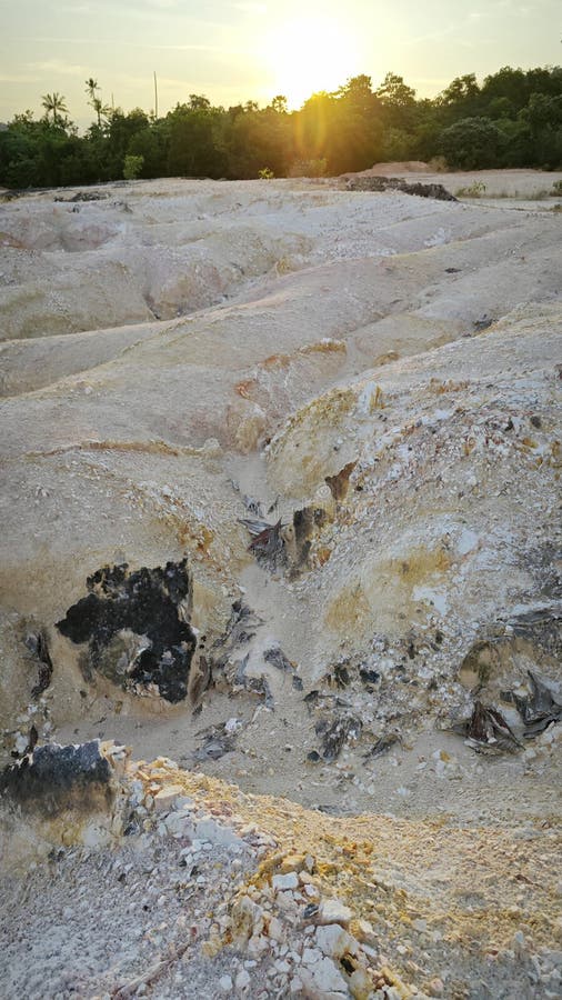 Formation Scene Around the Soil Texture and Pattern of the Limestone ...