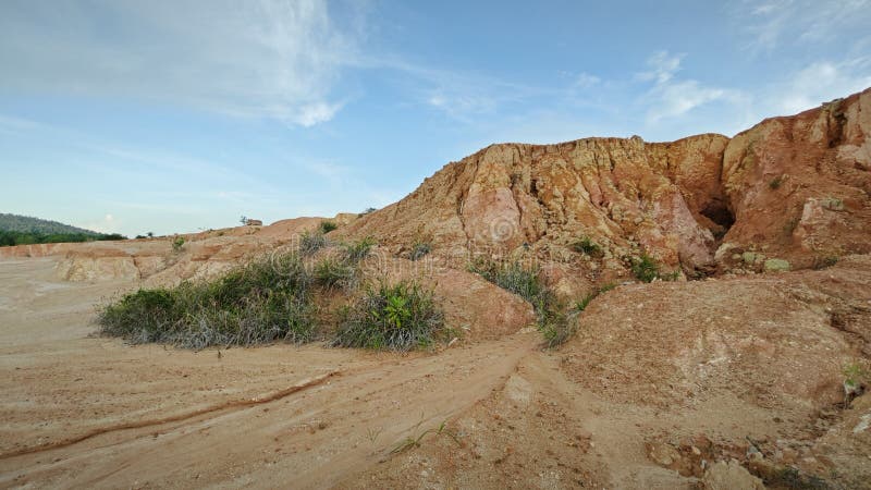 Formation Scene Around the Soil Texture and Pattern of the Limestone ...