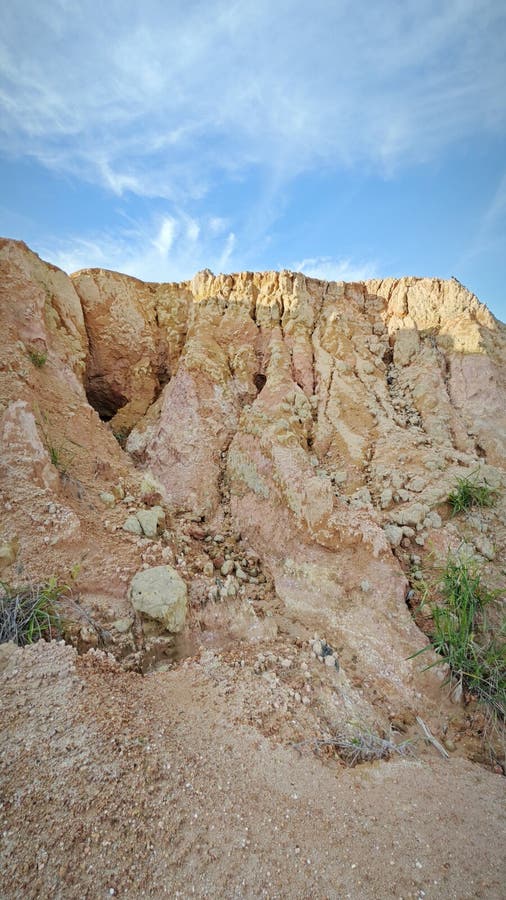 Formation Scene Around the Soil Texture and Pattern of the Limestone ...