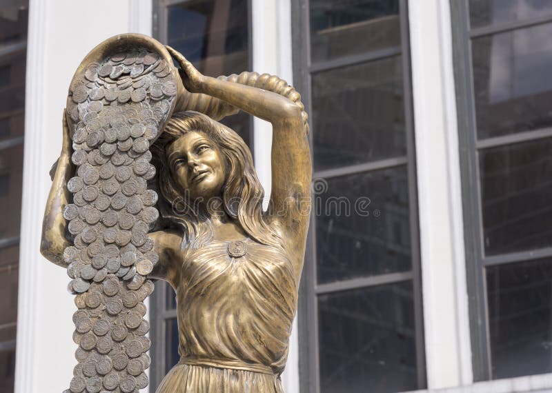 Image of Fortune with Cornucopia Editorial Photography - Image of head ...