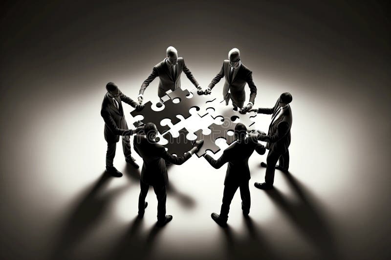 Image of Friendly Teamwork and Cooperation for Successful Business ...