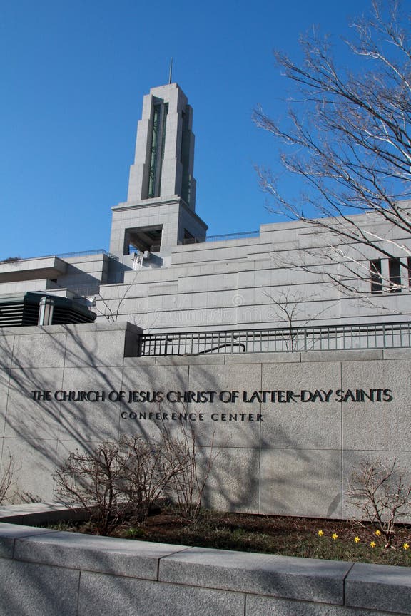 LDS Conference Building editorial photography. Image of beautiful ...
