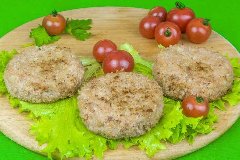 Image of fry meat stock image. Image of pepper, green - 134329631