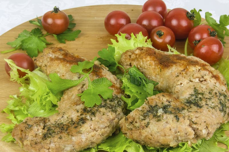 Image of fry meat stock image. Image of eating, grilled - 134329765