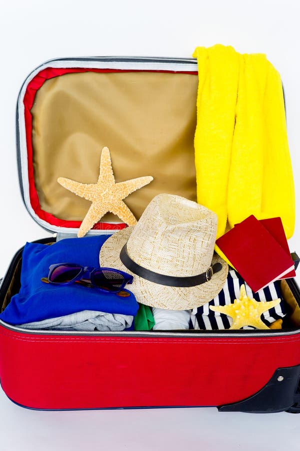 Full packed suitcase stock image. Image of holiday, handbag - 103956839