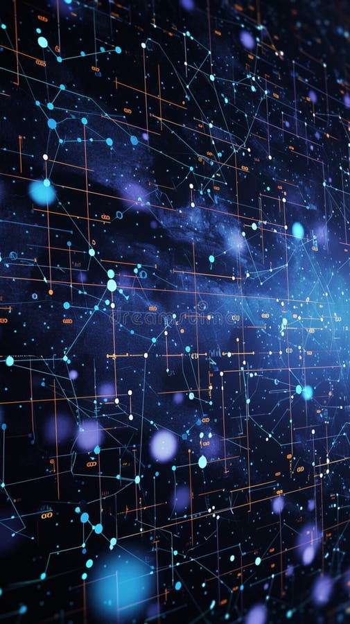 Image Futuristic Digital Data Network Illustrated with Global 5G ...