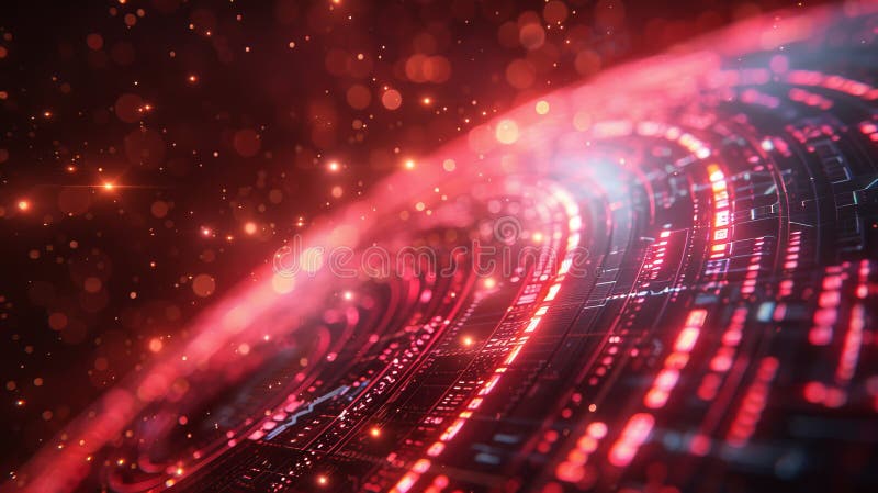 Image of Futuristic Technology in Abstract Form. Stock Image - Image of ...