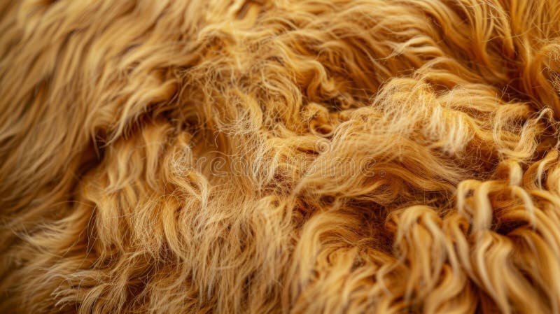 In this Image the Fuzzy Fur Appears almost Matted with Fibers ...