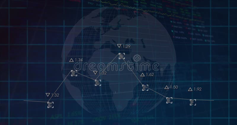 Image of 6g and Integrated Circuit on Digital Screen Stock Illustration ...