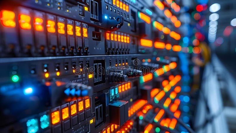 Image of 5G Network Switch Showcasing Modular Design for Scalable ...