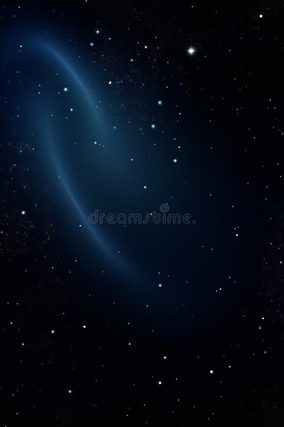 An Image of a Galaxy in the Night Sky Stock Illustration - Illustration ...