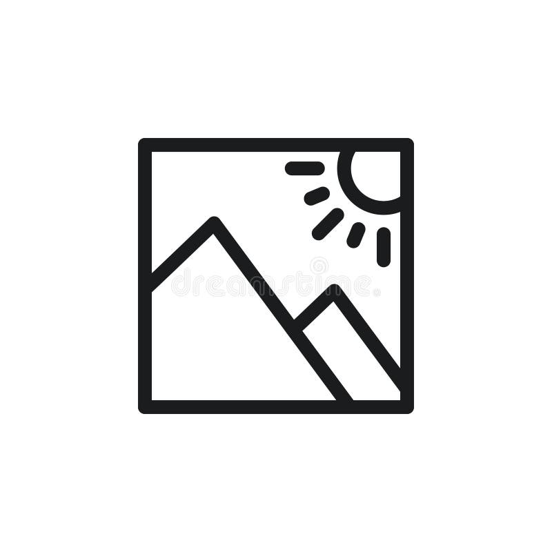 Image Gallery Icon Vector Illustration Stock Vector - Illustration of ...