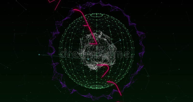 Image of Game Over only Text in Metallic Pink Letters with Triangles ...