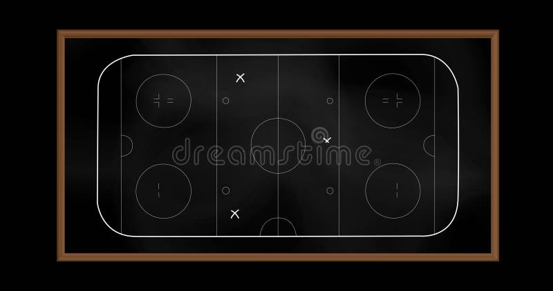 Image of Game Plan on Blackboard Stock Illustration - Illustration of ...