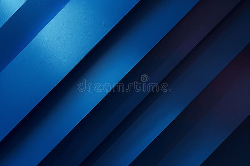 Modern Abstract Blue Background with Diagonal Shapes and Shadows Stock ...
