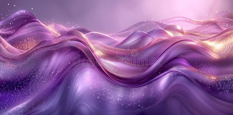Luxurious Purple and Silver Metallic Abstract Background Stock ...