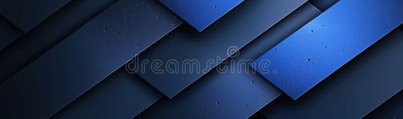 Dark Blue Geometric Minimalistic Banner Design with Diagonal Shapes ...