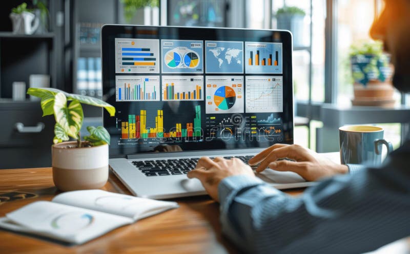 Business Data Visualization and Analysis with KPI Metrics Dashboard ...