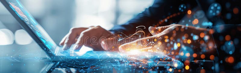 Businessman Analyzing Sales Data Growth with Digital Interface ... Businessman Analyzing Sales Data Growth with Digital Interface ...